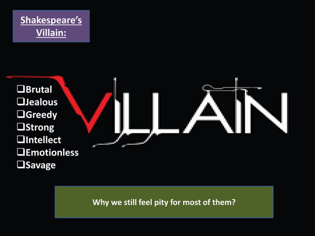 Iago: An ideal Villain | PPTX