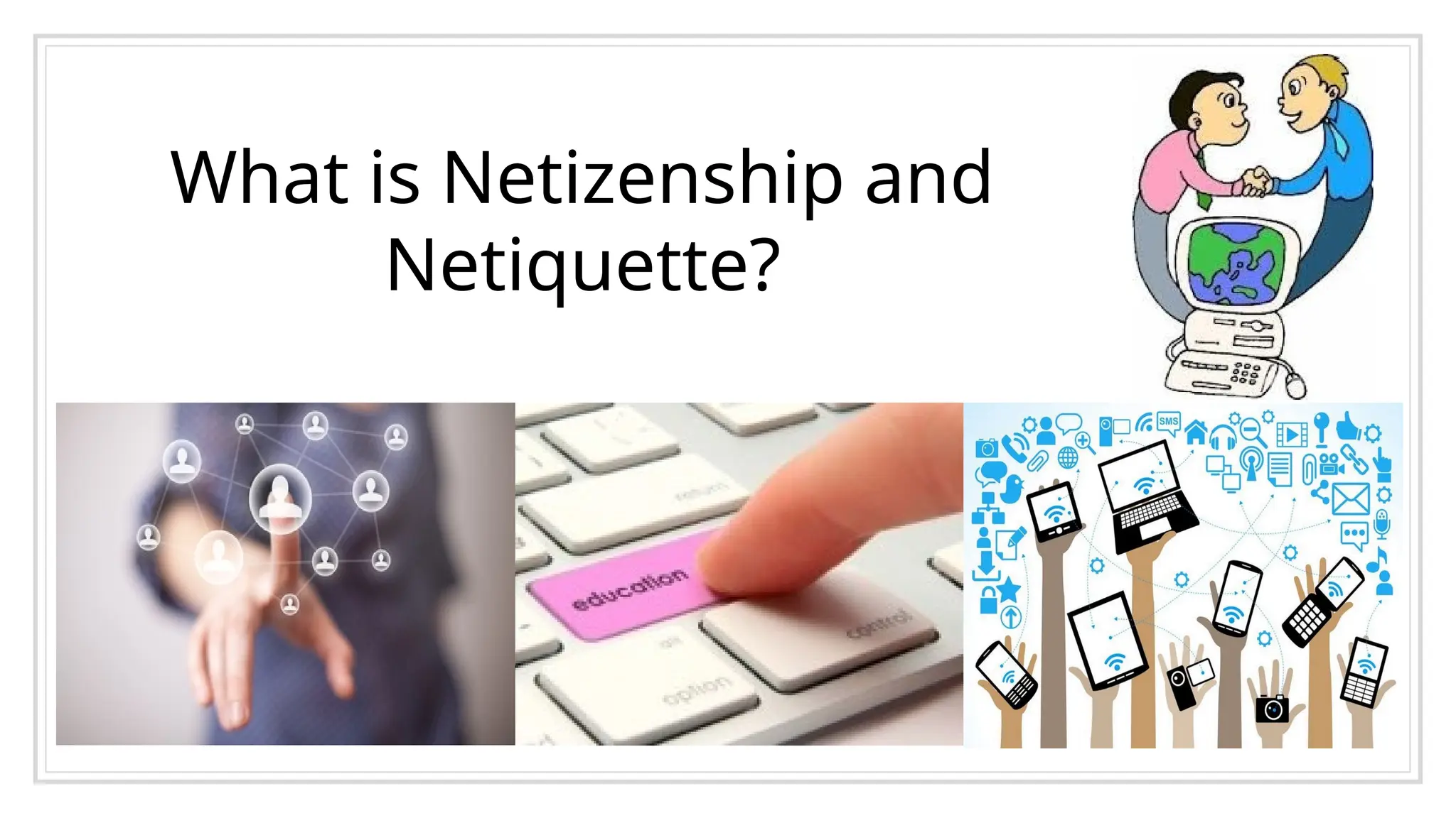 Netizenship and netiquette online communities | PPTX | Internet for ...