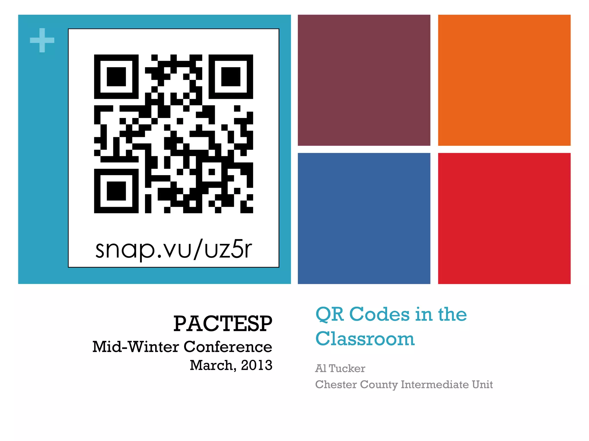 QR Codes in Education | PPT