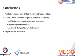 Megamodeling of Complex, Distributed, Heterogeneous CPS Systems | PDF | Graphics Software ...