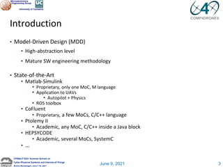 Model-Driven Design of CPSoSs: Application to drone-based services | PPT