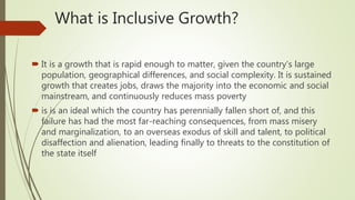 pursuit of inclusive growth report | PPTX