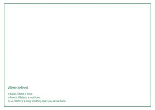 Villette presentation | PDF