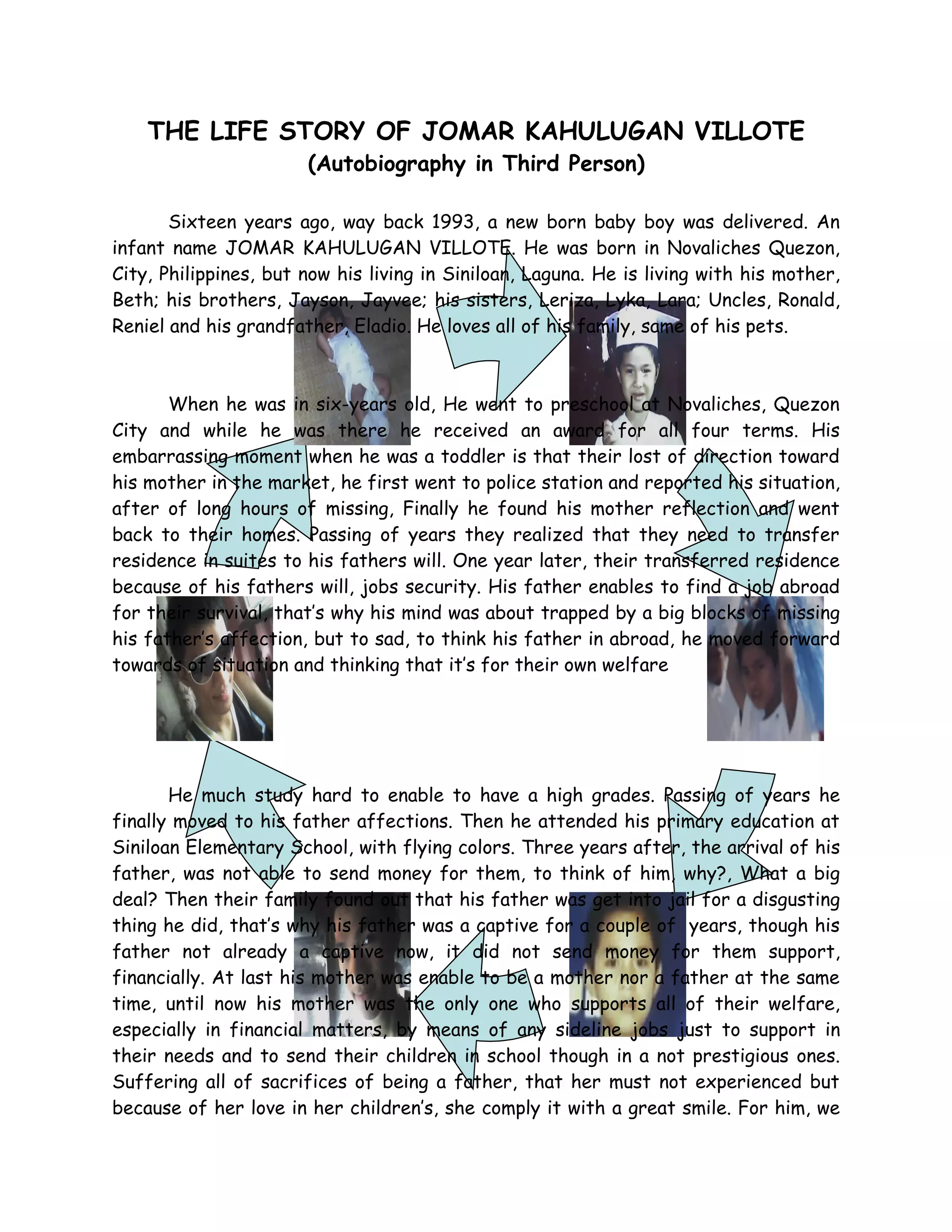 Villote Autobiography 1 | DOC