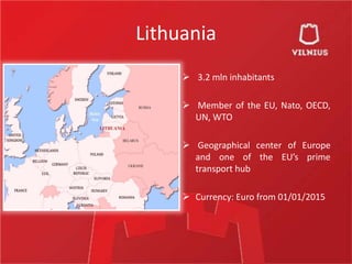 Vilnius - The Capital of Lithuania | PPTX