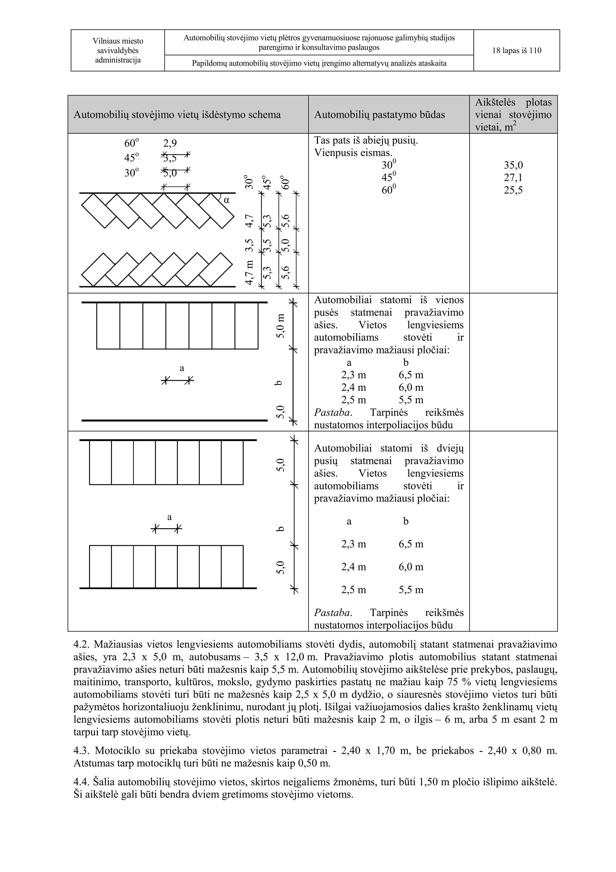 Automobilių statymas Vilniaus mieste | DOCX