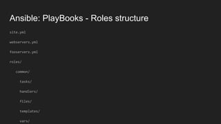 Ansible: infrastructure automation for everyone | PPT