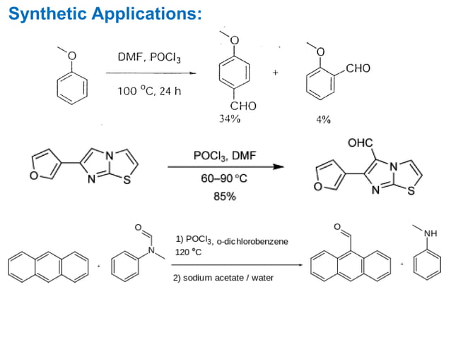 Vilsmeier haack reaction | PPTX | Chemistry | Science