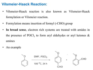 Vilsmeier haack reaction | PPTX