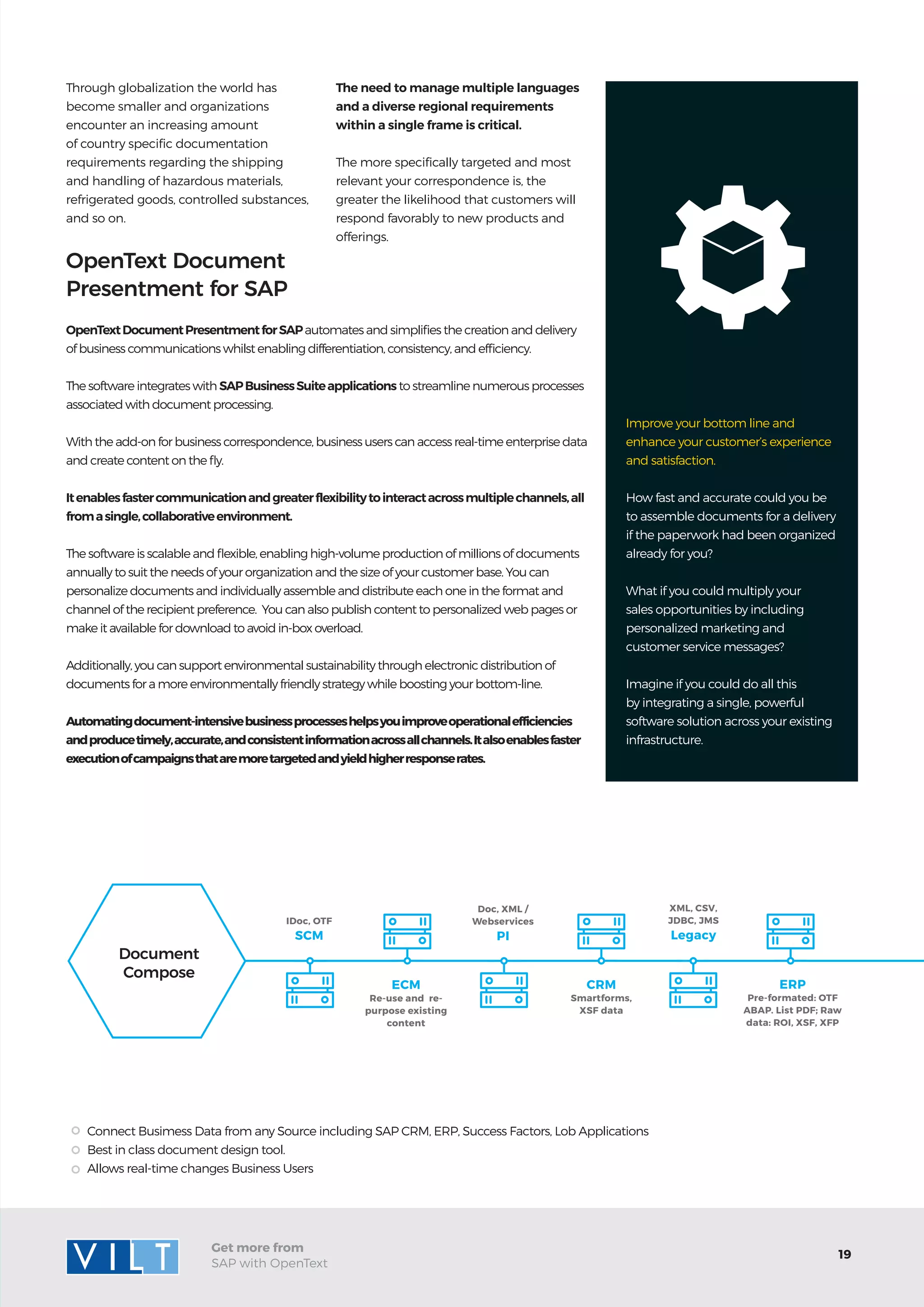 Get more from SAP with OpenText | PDF