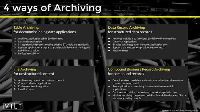 VILT - Archiving and Decommissioning with OpenText InfoArchive | PDF ...