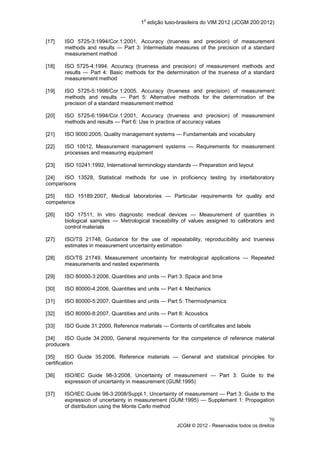 Vocabulário Internacional de Metrologia - VIM 2012 | PDF