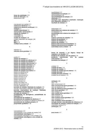 Vocabulário Internacional de Metrologia - VIM 2012 | PDF