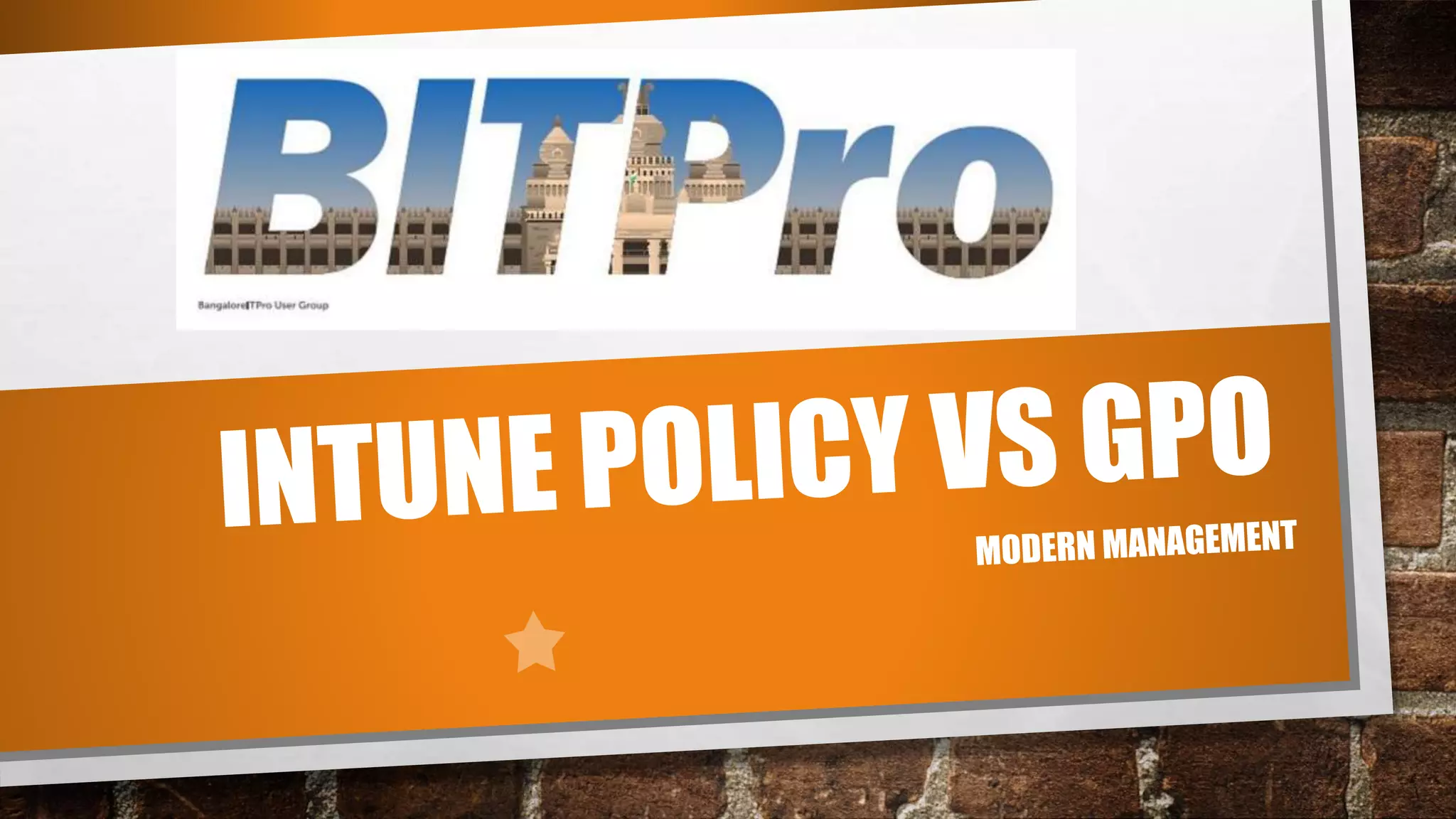 Modern Device Management Intune Policies vs Group Policies | PPTX