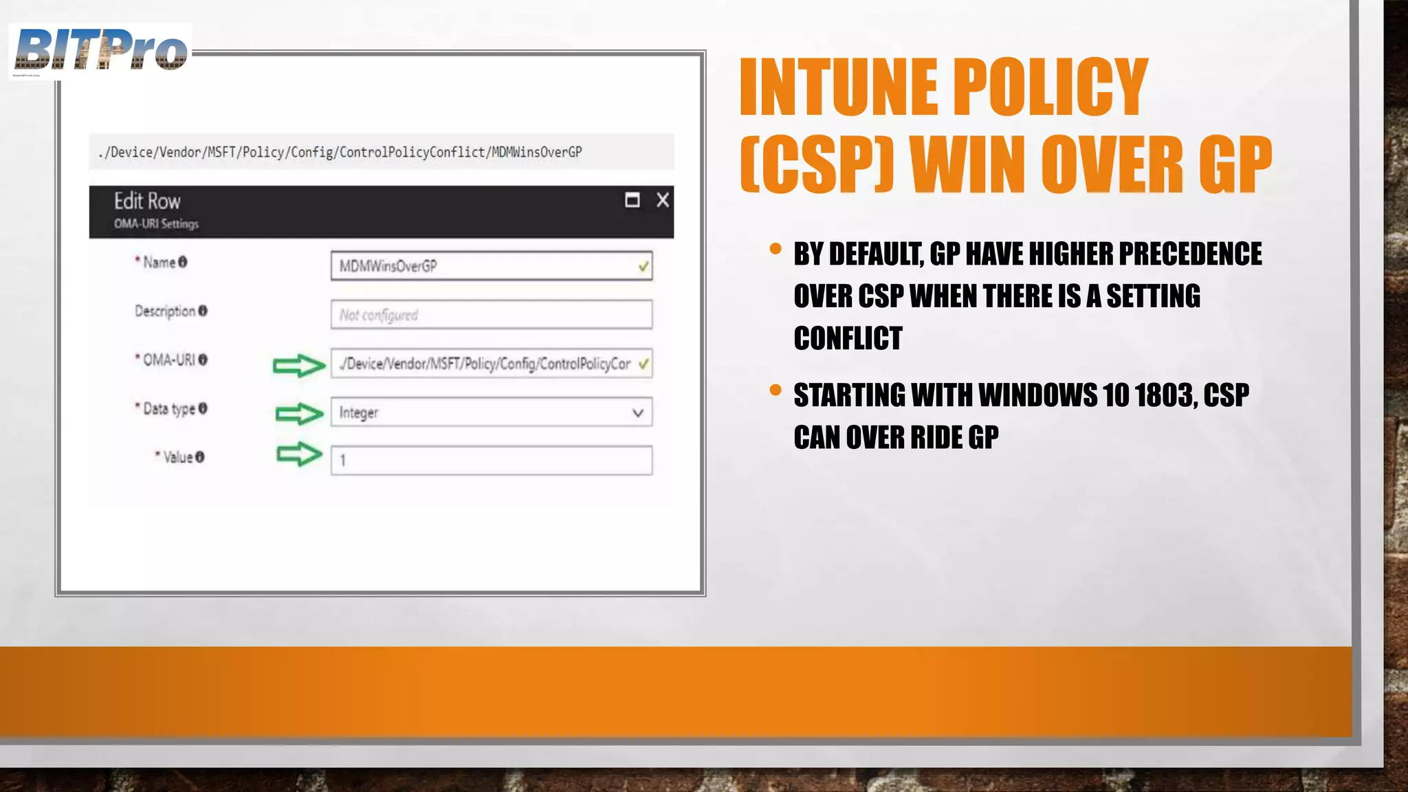 Modern Device Management Intune Policies vs Group Policies | PPTX