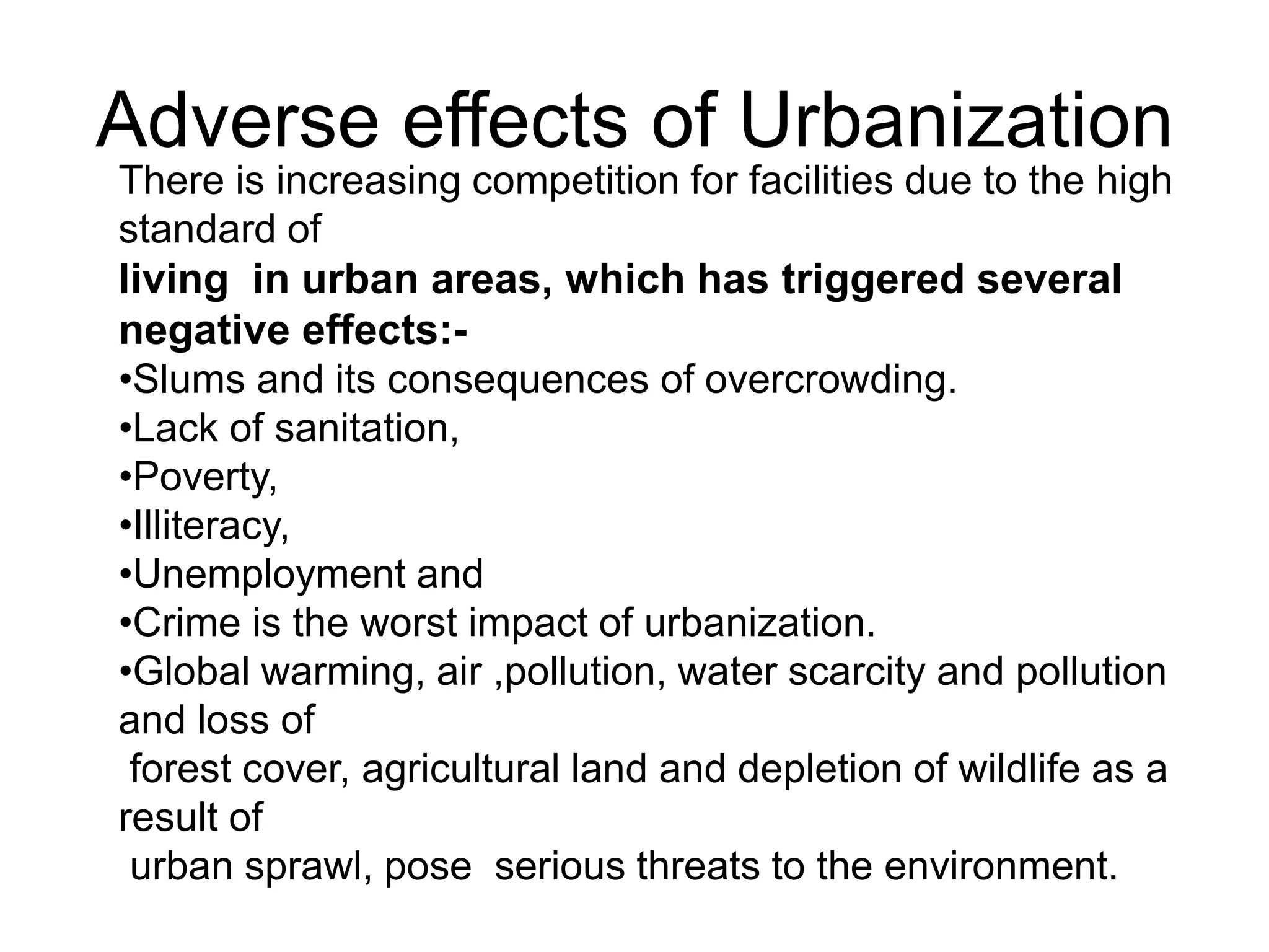 Vimala_URBANIZATION - IMPACTS.ppt