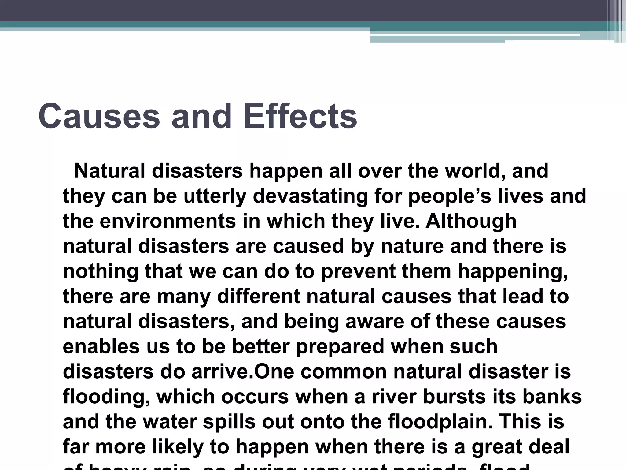 natural disaster | PPTX