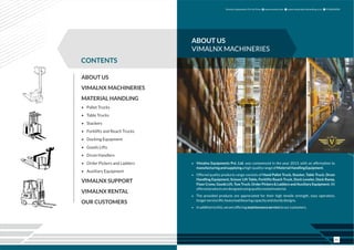 Material handling catalogue (Vilmax catalogue) | PDF