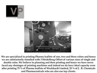 Vimal Packaging Profile | PPT