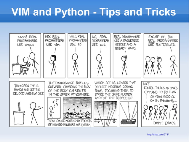 Vim and Python | PPT
