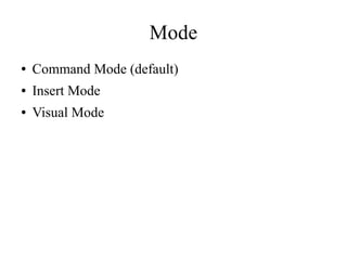 Vim basic | ODP | Operating Systems | Computer Software and Applications