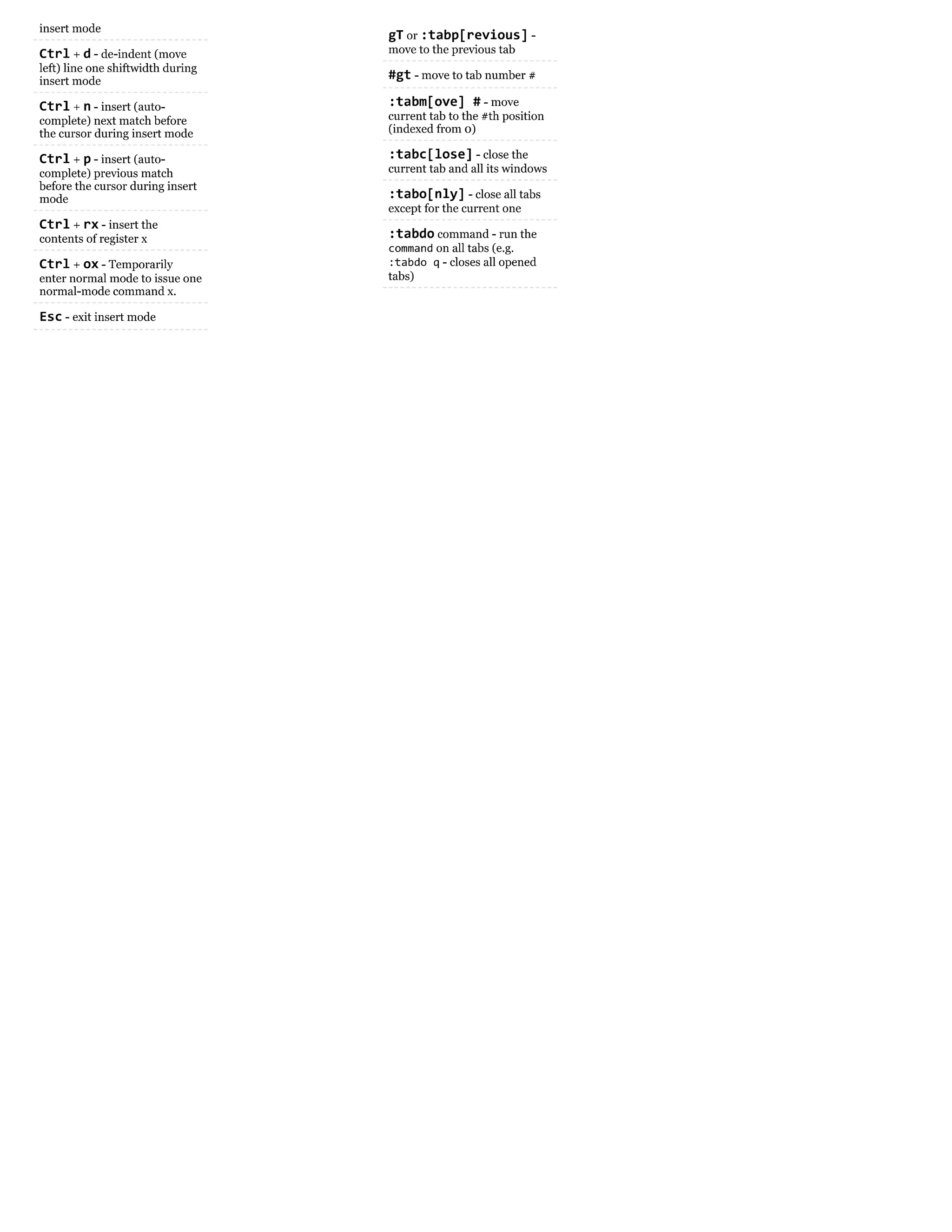 Vim Cheat Sheetpdf