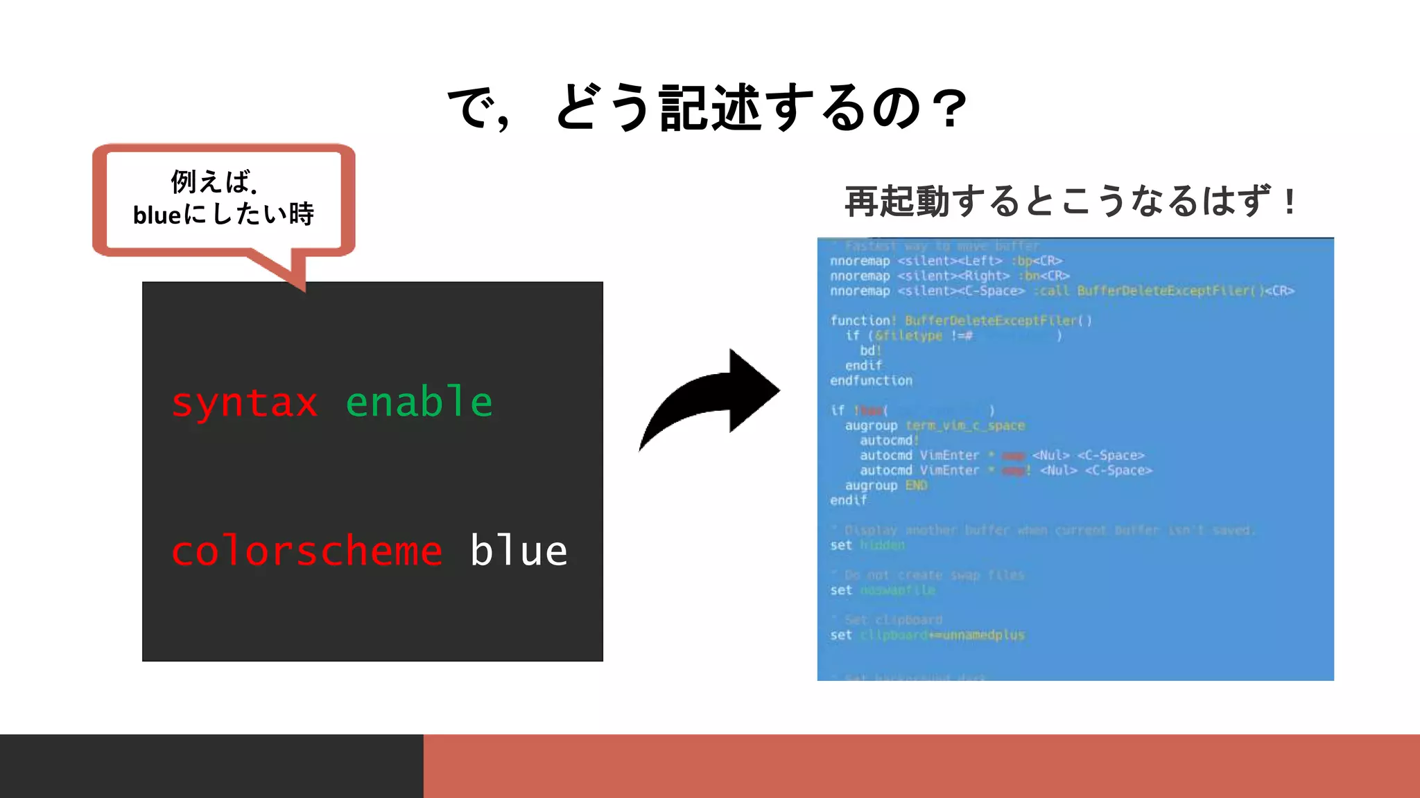 Vim colorscheme | PPTX