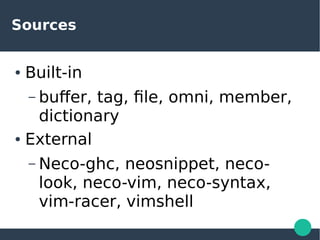 deoplete: The dark powered auto completion plugin for neovim | PDF