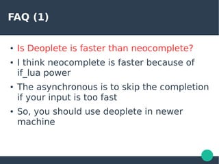 deoplete: The dark powered auto completion plugin for neovim | PDF