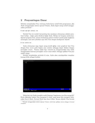 Tutorial VIM - Bahasa Indonesia - @sopier | PDF