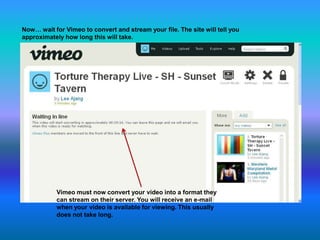 Vimeo powerpoint | PPT