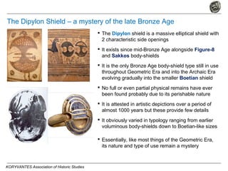 Reconstructing the “Dipylon” Shield. Experimental archaeology ...