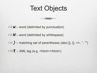 Introduction to Vim | PPTX