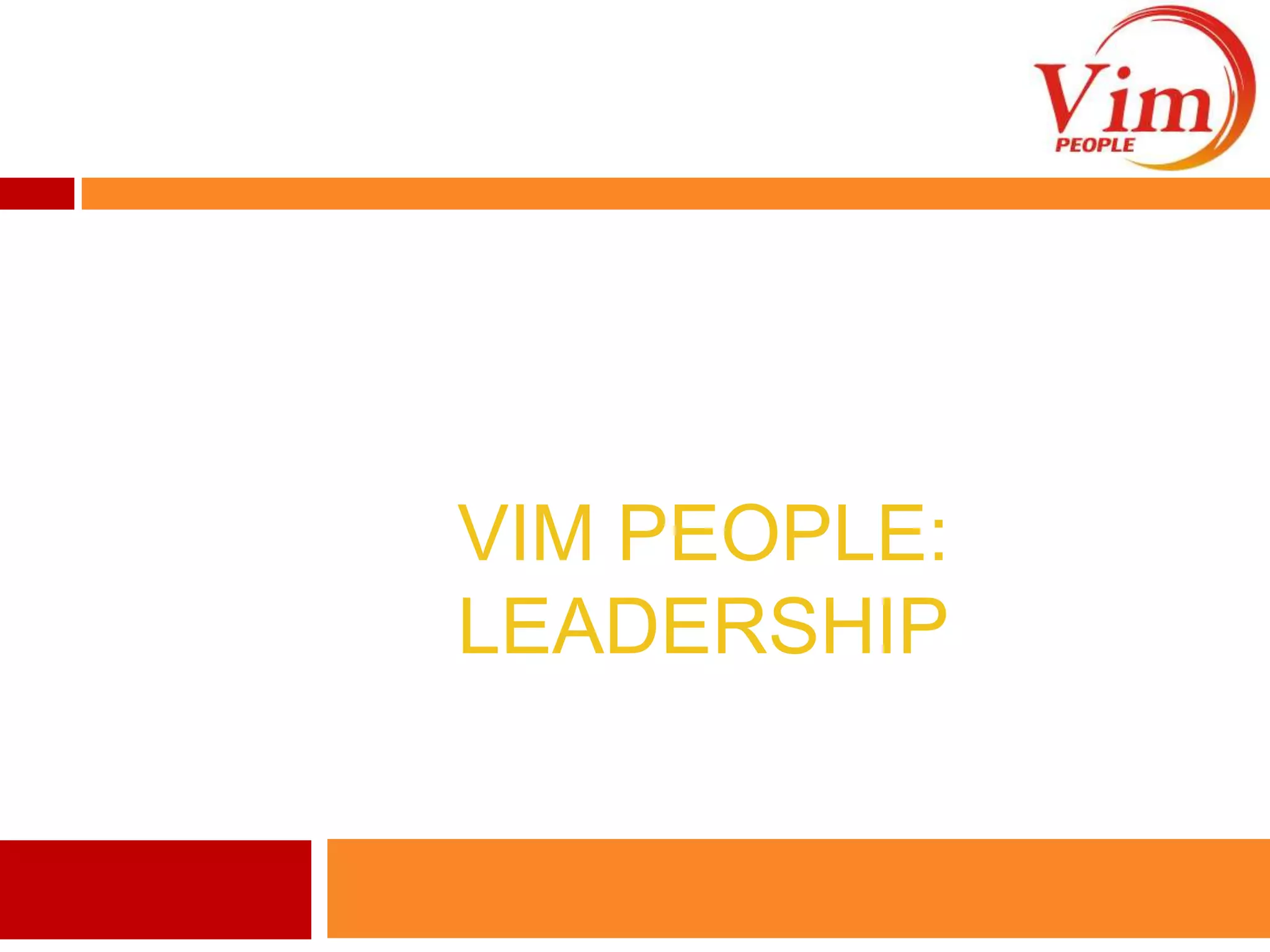 ViM People - Leadership | PPTX