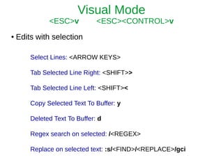 Coding In Vim | ODP | Operating Systems | Computer Software and Applications