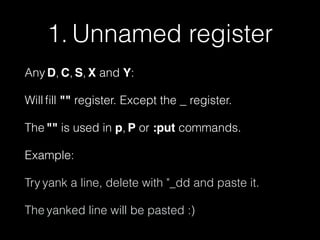 Vim Registers | PDF