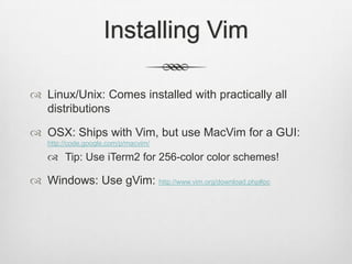 Vim Showcase | PPT