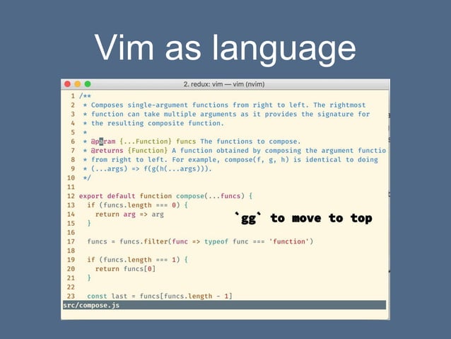 Vim survival guide | PPT