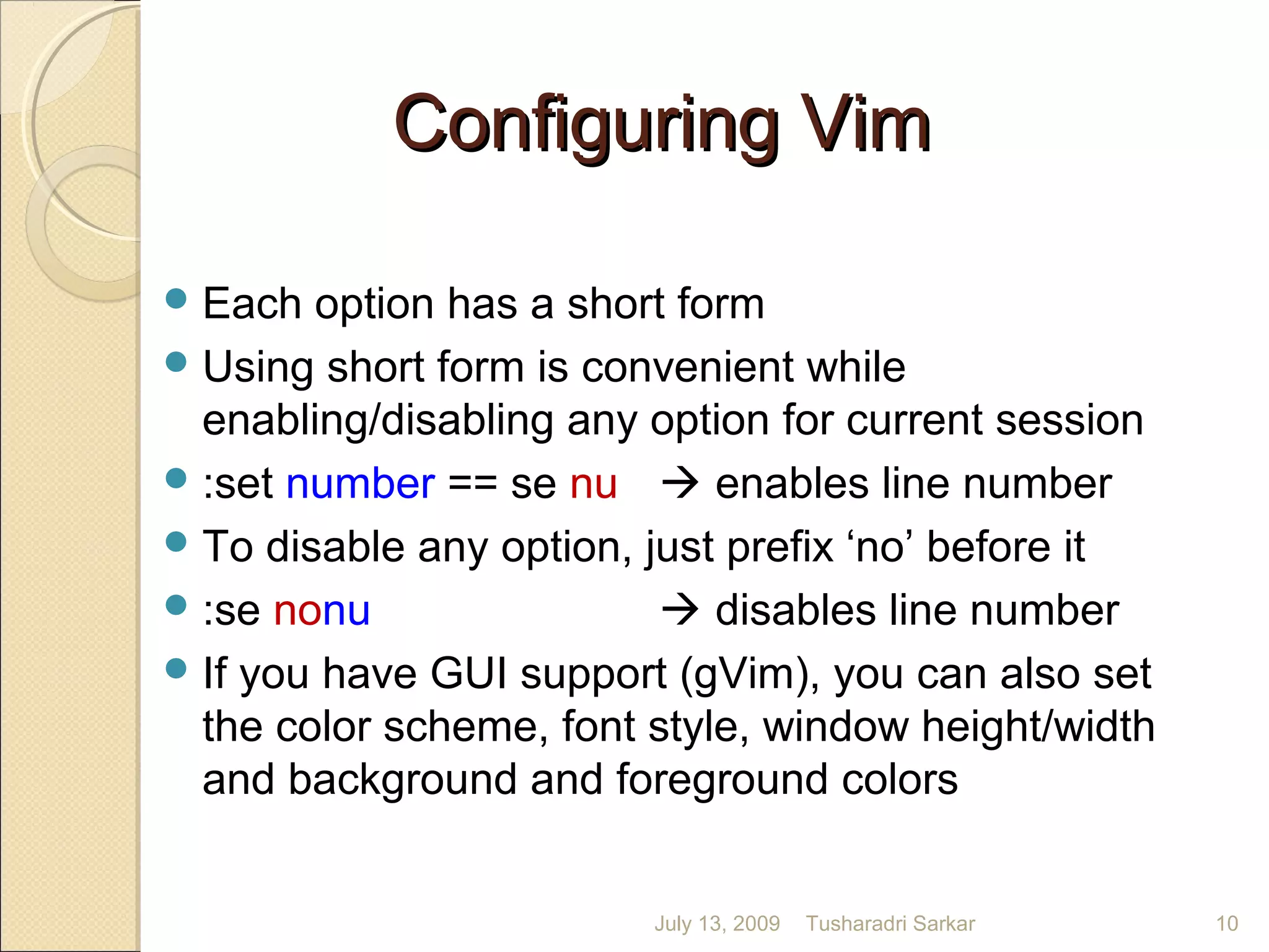 Vim Vi Improved | PPT