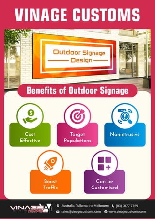 Outdoor Illuminated Signs Melbourne | PDF