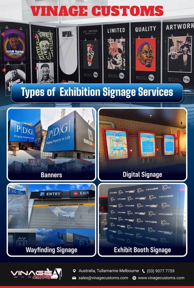Exhibition Signage Services by Vinage Customs | PDF