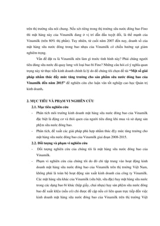 Vinamilk truong hoangthuyminh qtkd_2008 | PDF
