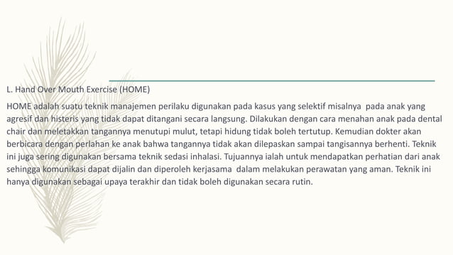 Tutorial Behavior Management Anak | PPTX