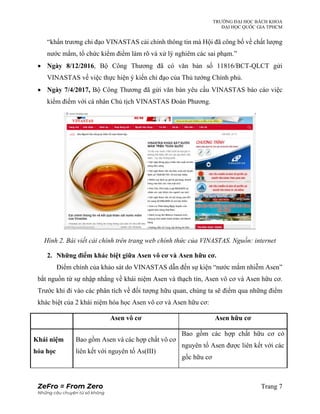 VINASTAS - các đối tượng hữu quan và đạo đức tổ chức trong vụ "Nước mắm ...