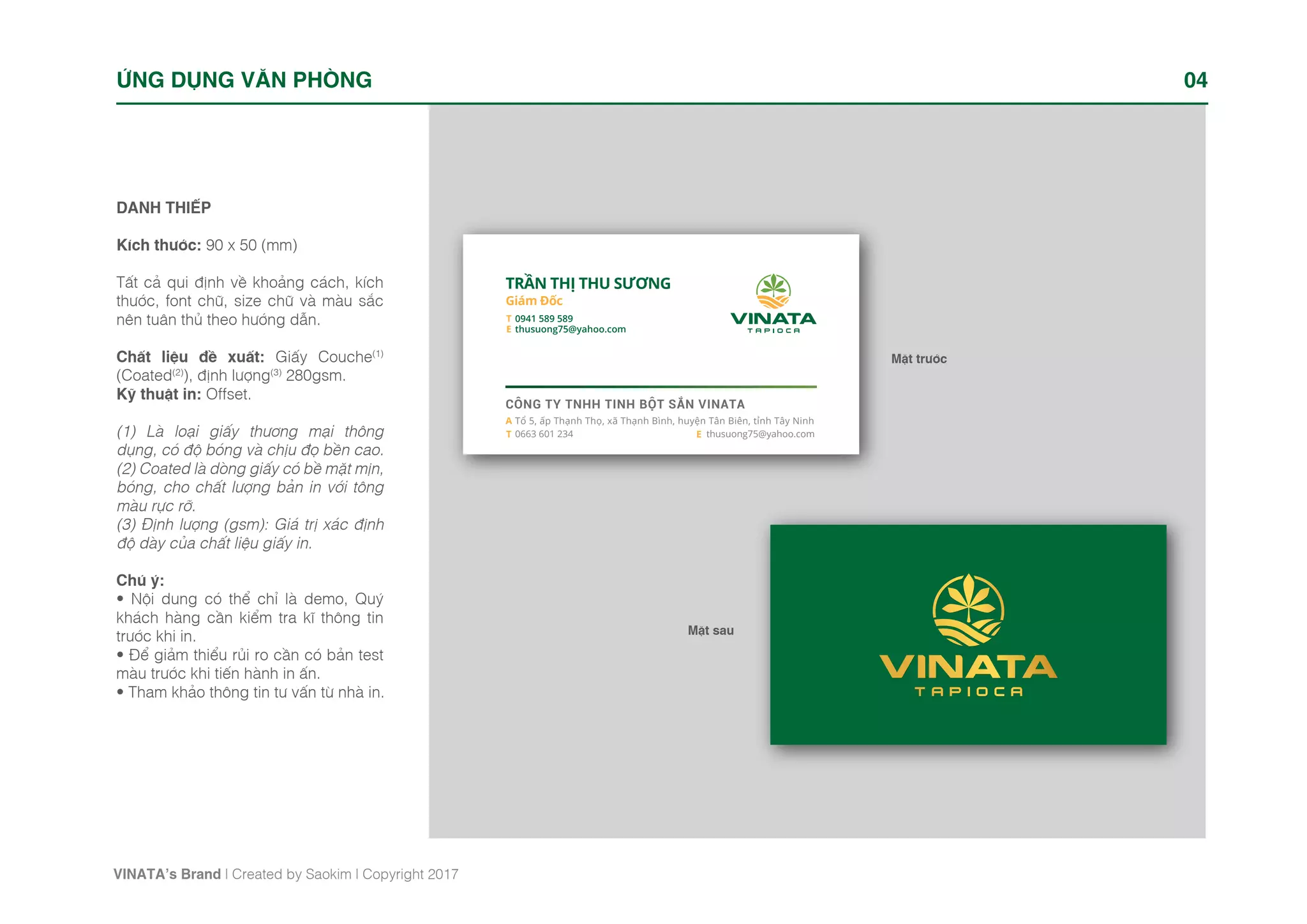 Tài liệu hướng dẫn sử dụng thiết kế Logo thương hiệu tinh bột sắn ...