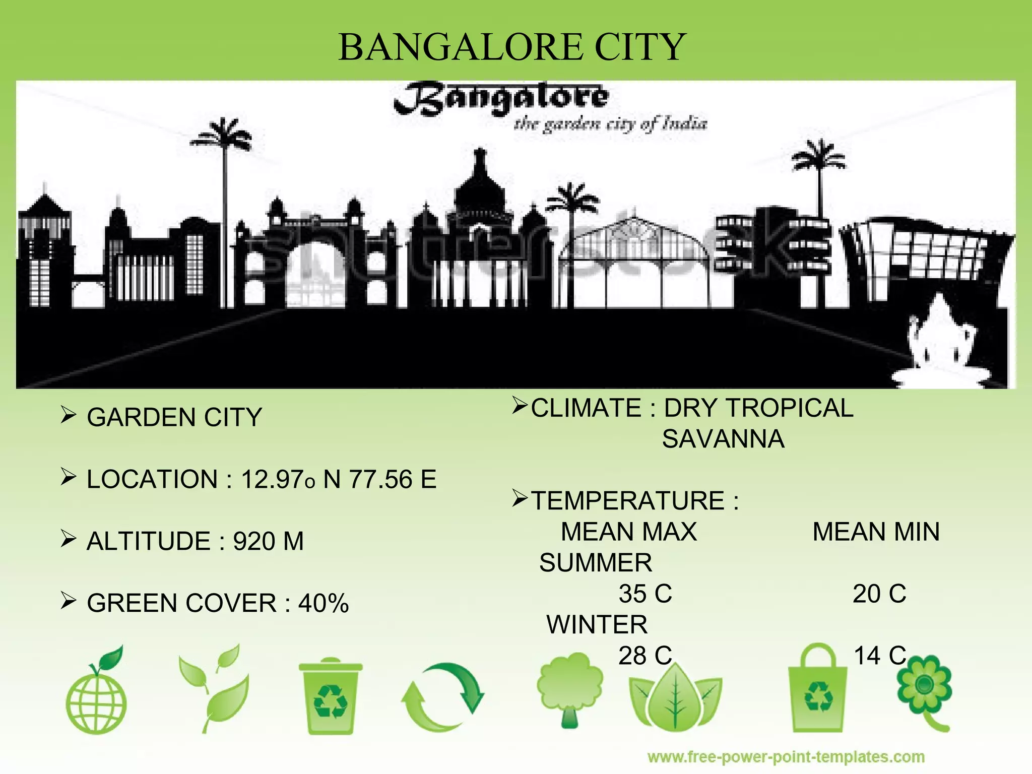 Green Building Case Study on TERI,bangalore. | PPT