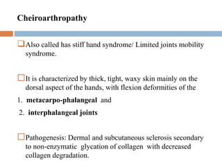 rheumatological manifestations of systemic diseases- diabetes | PPTX ...