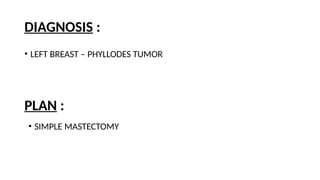 Vinayagi Ca Breast a case of multimodal management | PPTX