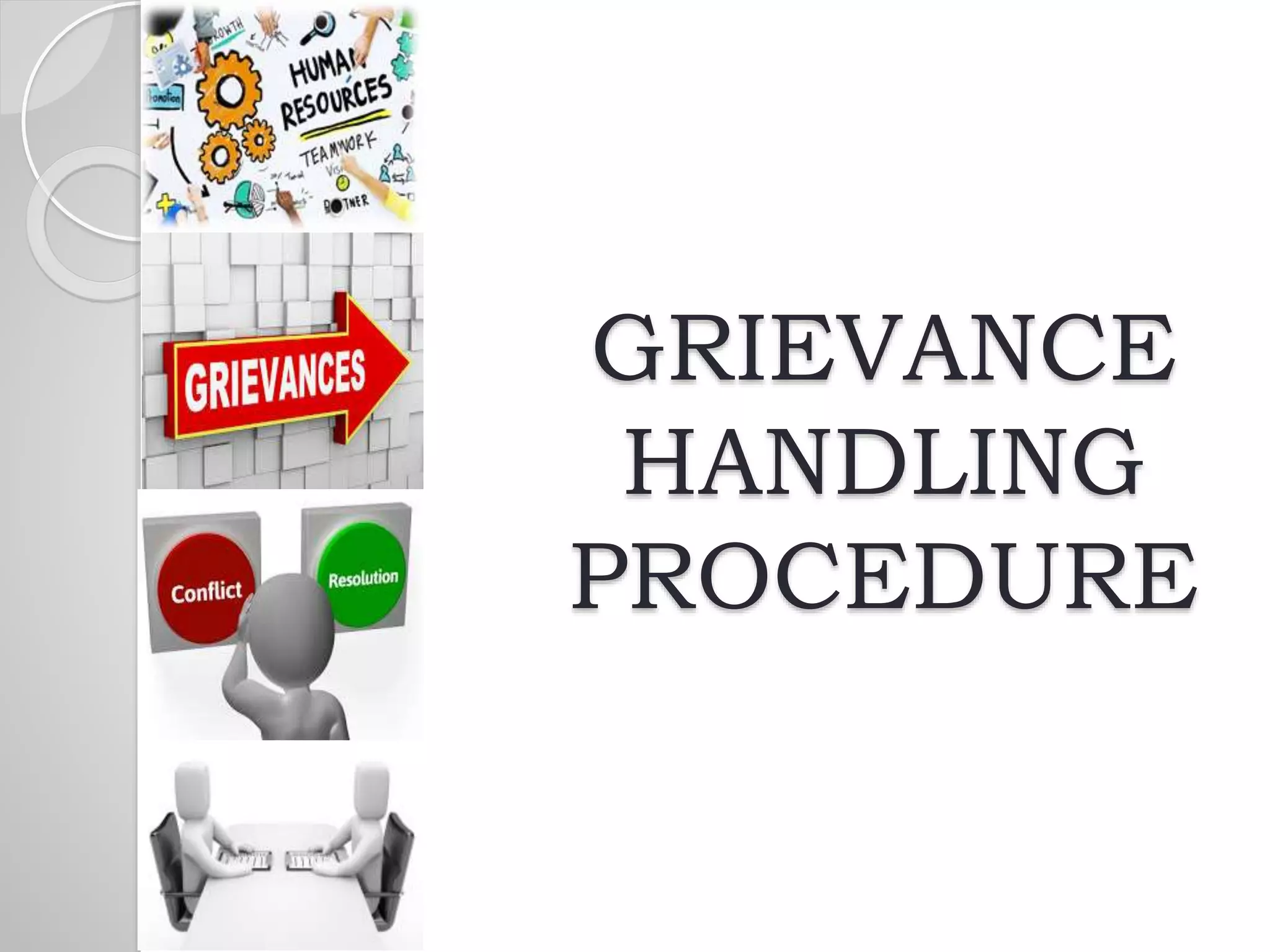 Grievance handling procedure | PPTX