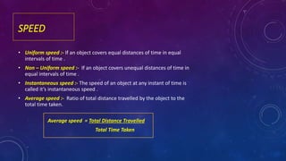 Vinayak's project physics ch1 motion .pptx | Physics | Science